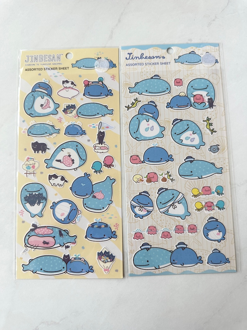 C62-C66 2020 Whale Sticker Sheet - Etsy