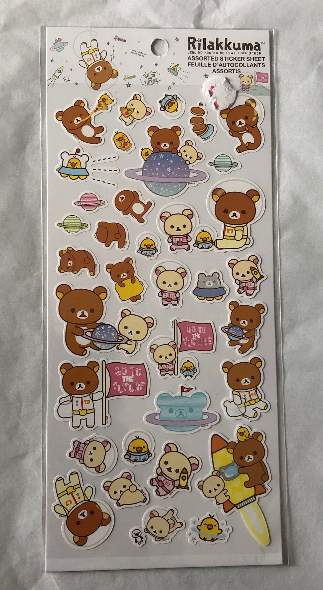 C5 Rilakkuma Sticker Sheet X - Etsy