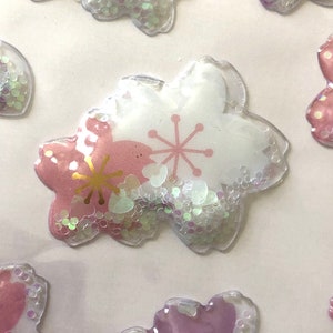 C112 New Daiso Cherry Blossom Sakura Dry Shaker Sticker X - Etsy