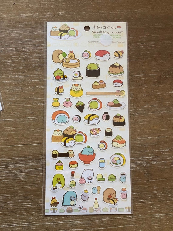Daiso Sumikko Gurashi Sticker Sheet X Etsy