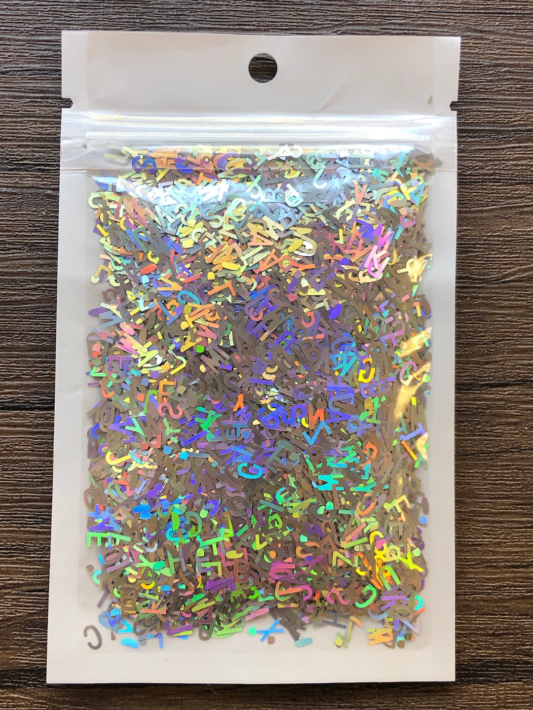 10g Pack of Laser Cut Letters Silver - Etsy