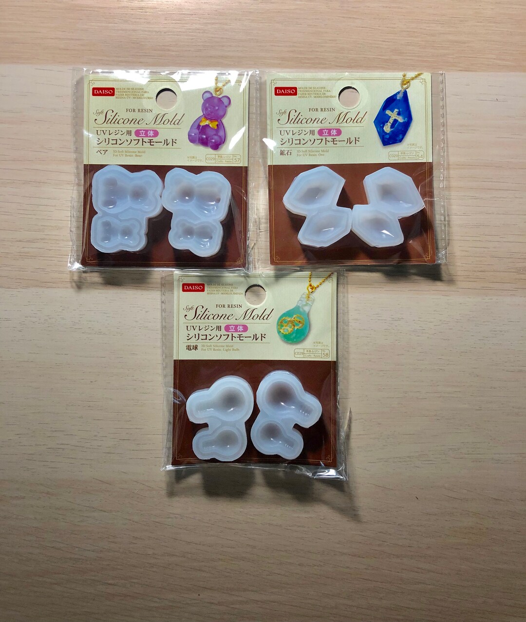 X 3D Light Bulb Mold Gem Mold Bear Mold - Etsy