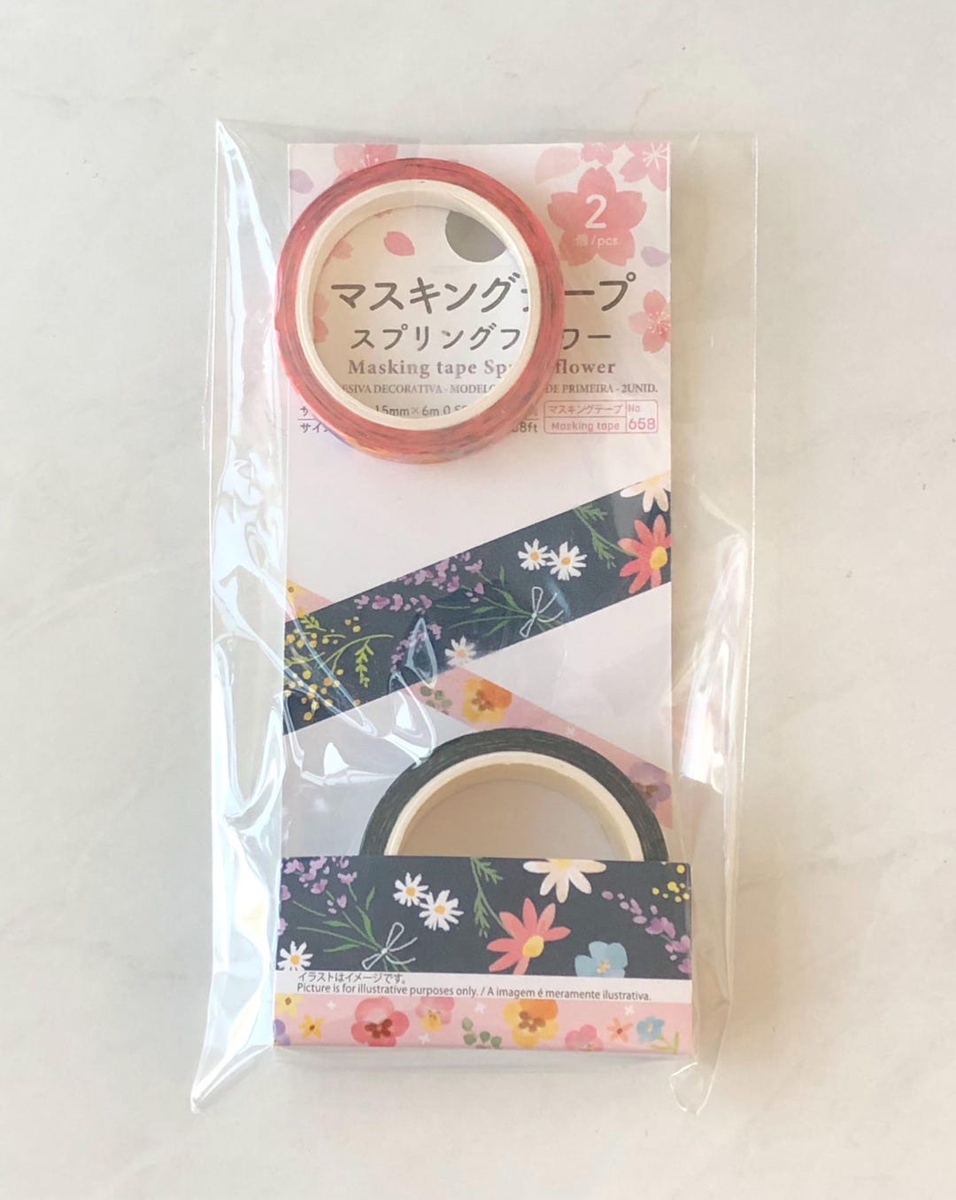J6 Daiso Spring Flower Masking Tape - Etsy