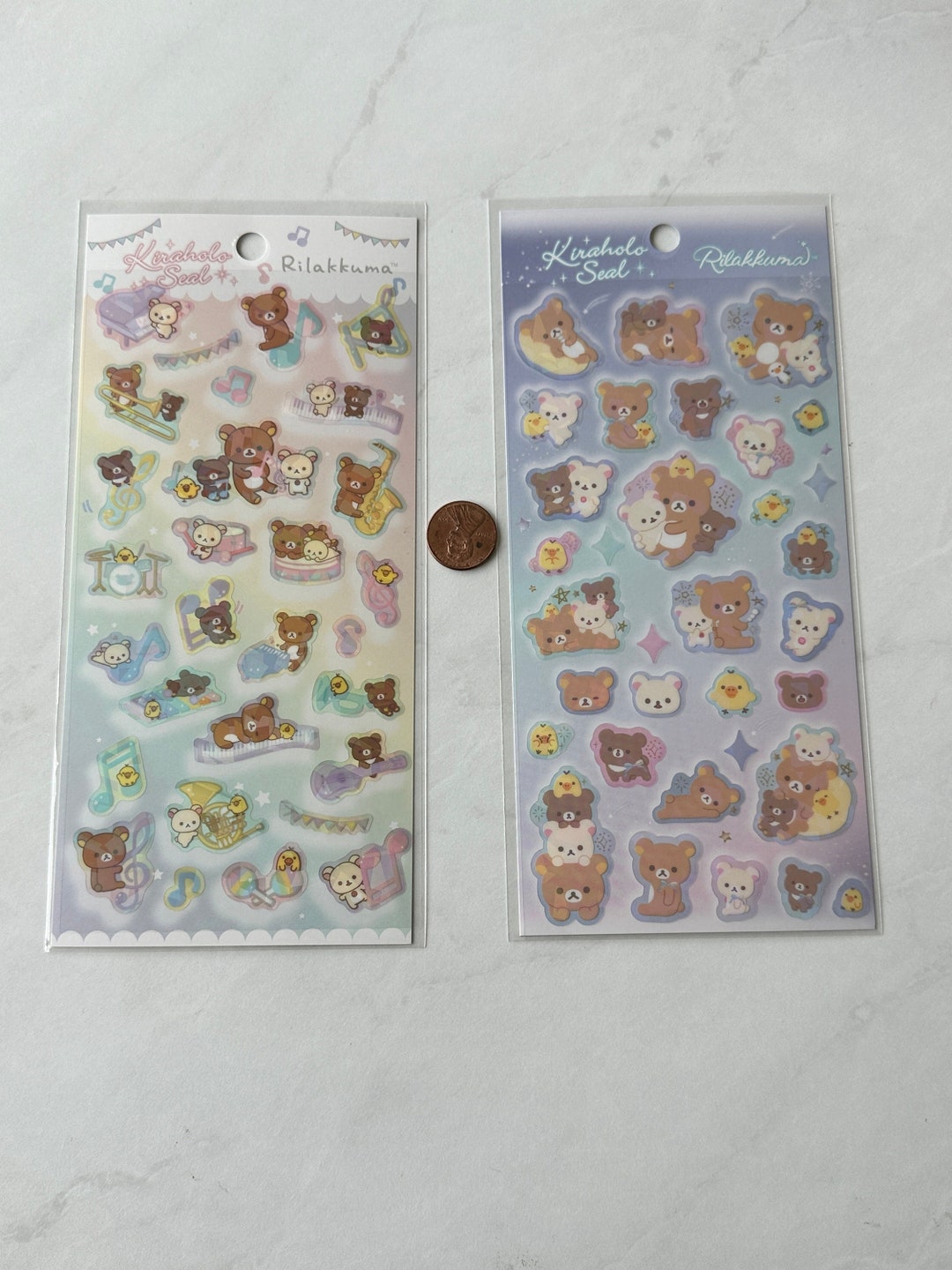 2022 Rilakkuma Sticker Sheet Kiraholo Seal - Etsy