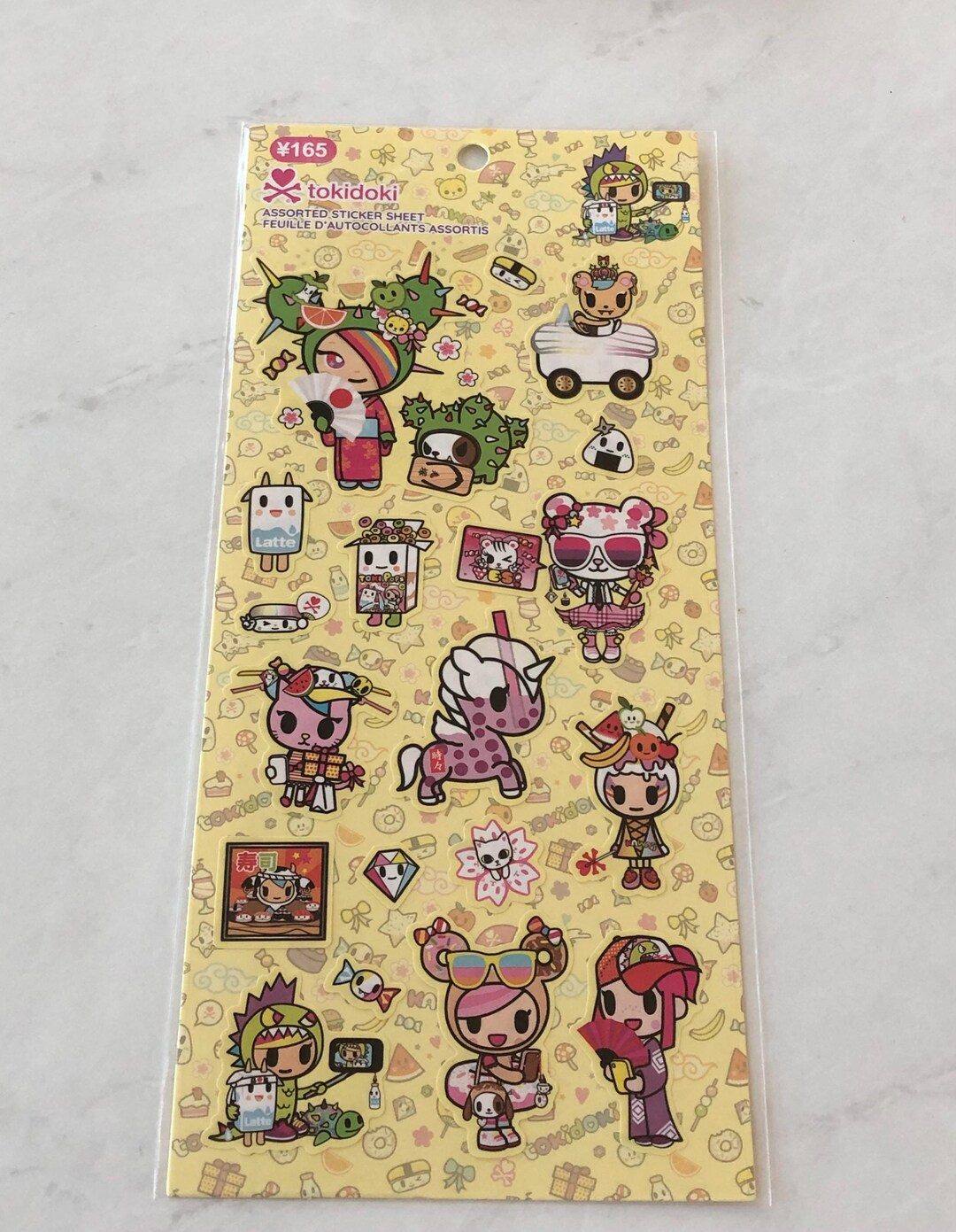 A203 Daiso Tokidoki Sticker Sheet - Etsy