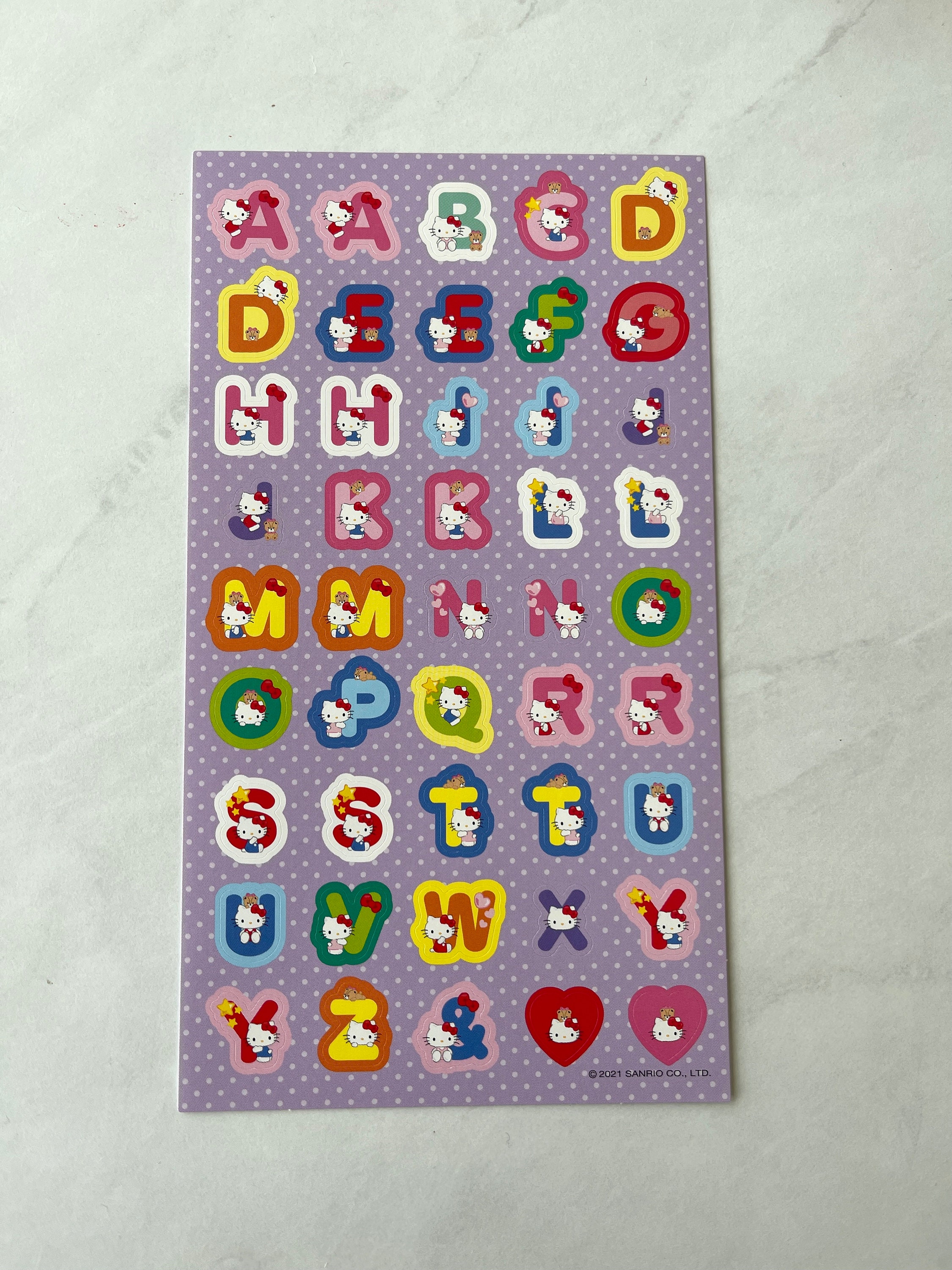 2021 Sticker Sheet Individually Sold - Etsy