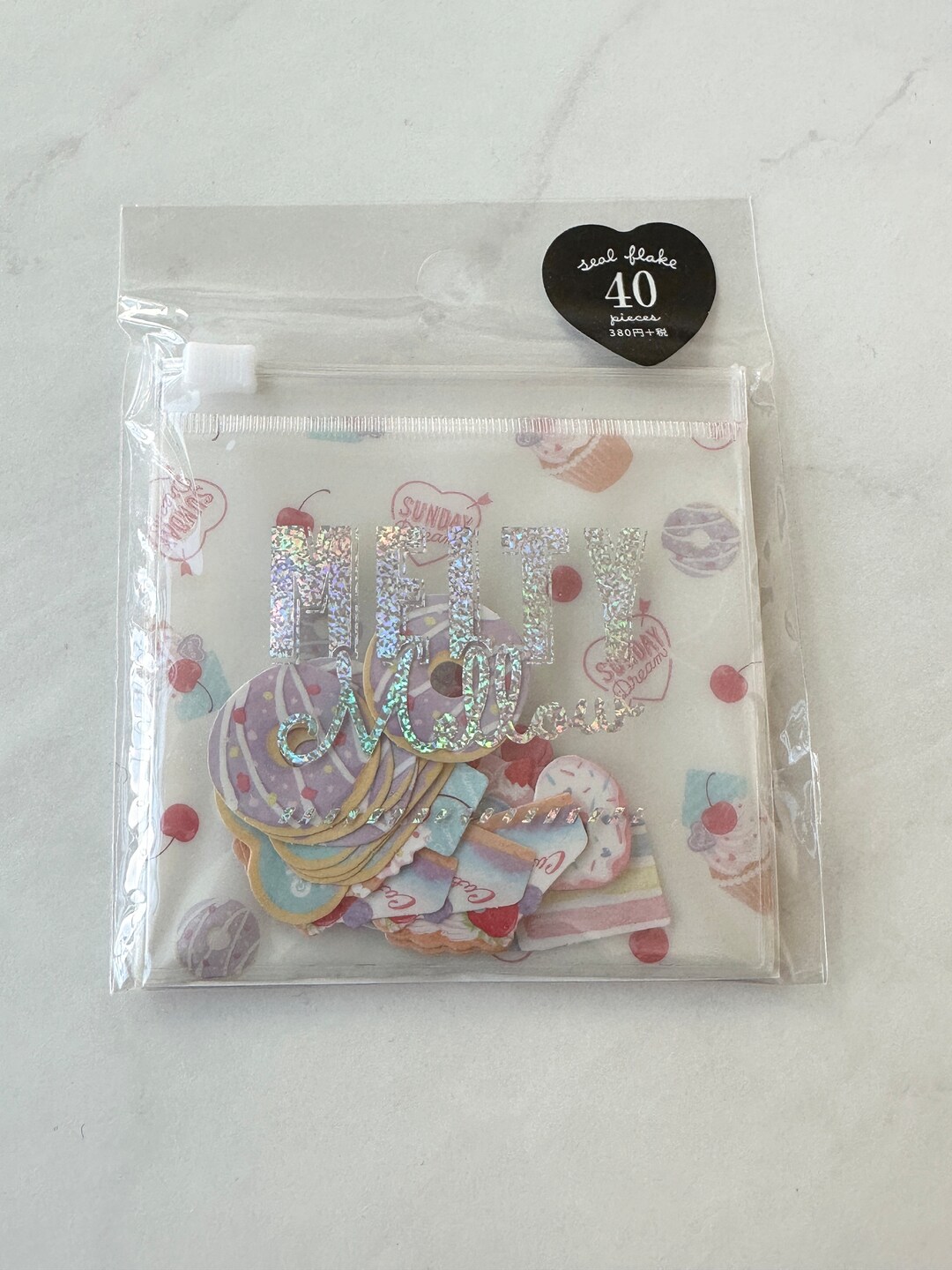 Y33 Melty Mellow Paper Sticker Flakes 40 Pieces - Etsy