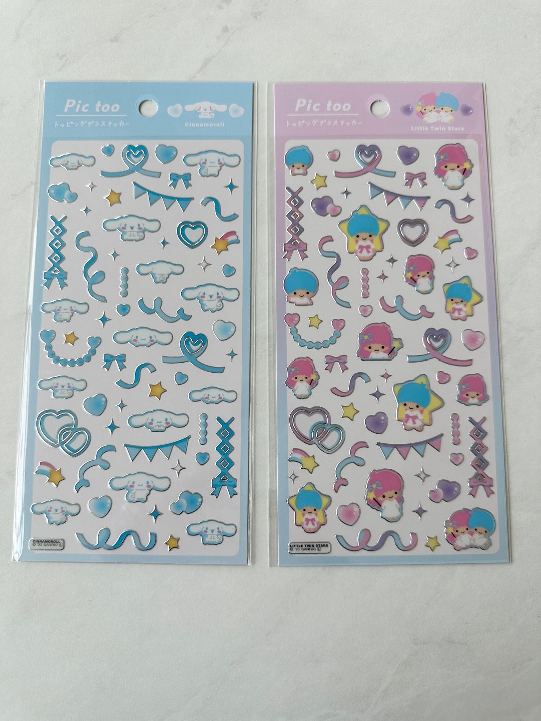 A9-A10 2023 Silver Outline Sticker Sheet - Etsy