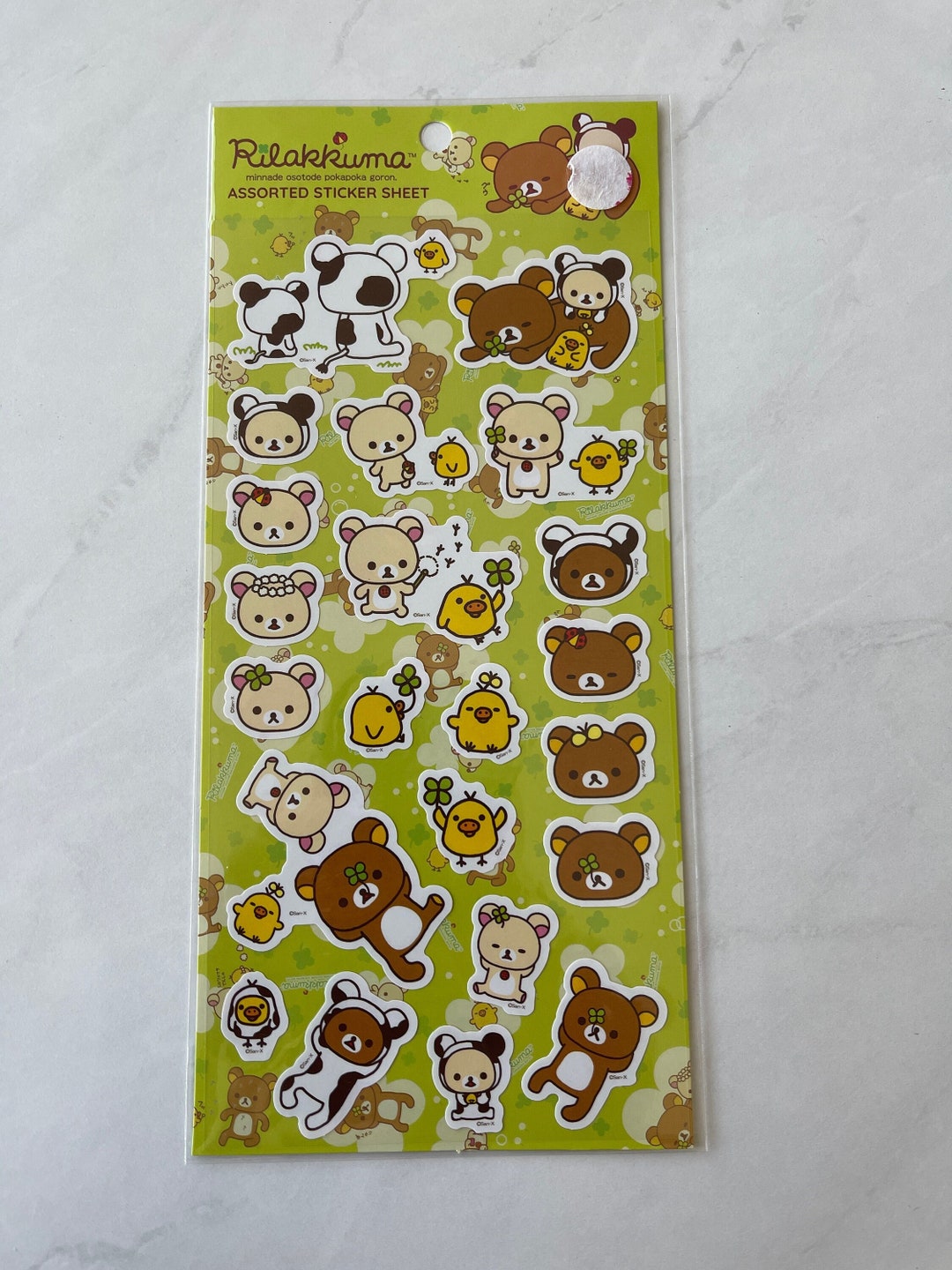 C12 Daiso Rilakkuma Sticker Sheet - Etsy