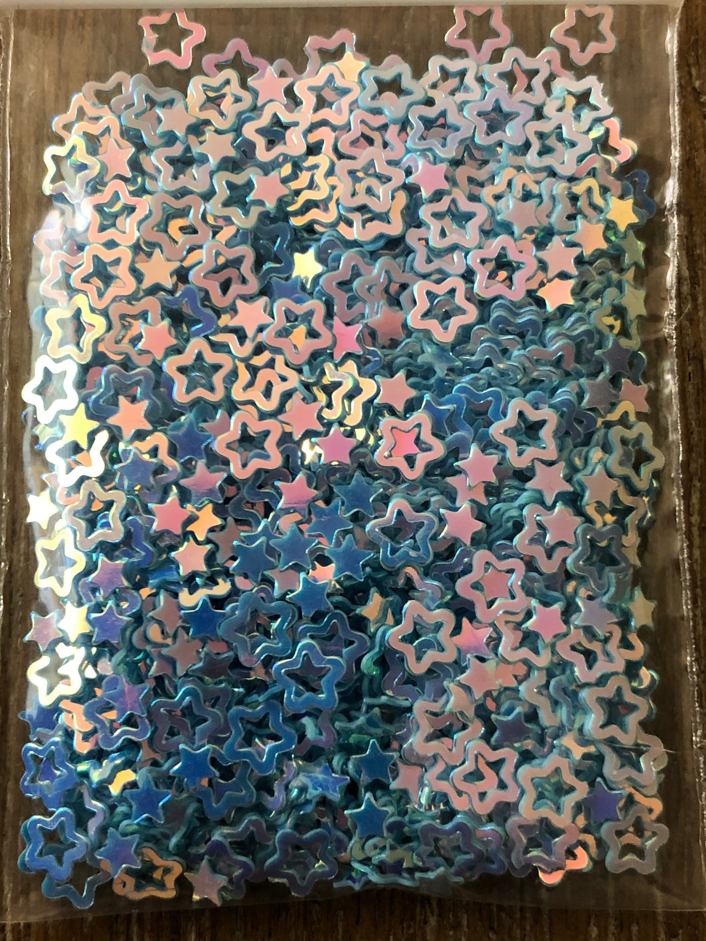 101 Hollow Blue Star Glitter Spangles 1tsp - Etsy
