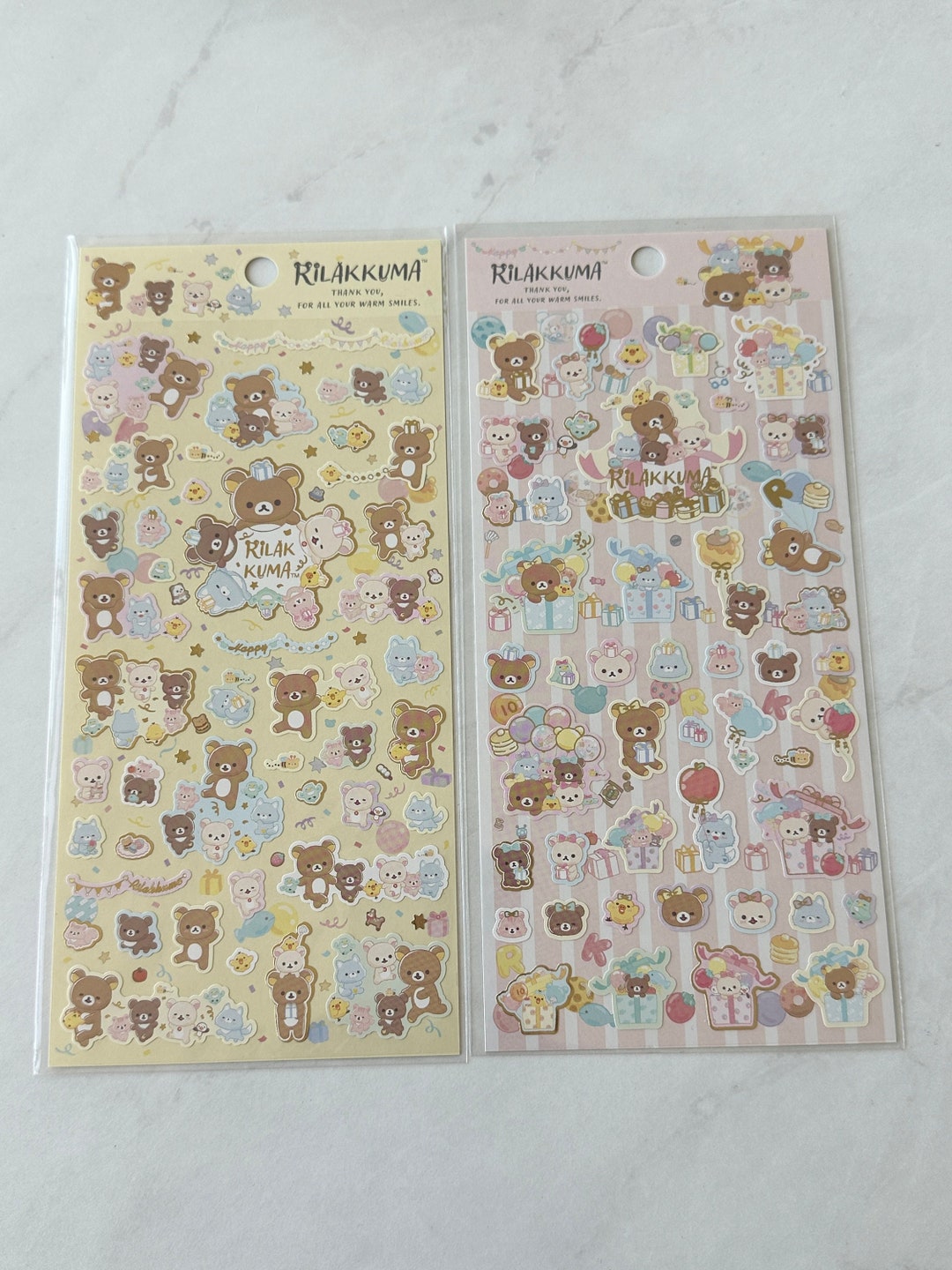 B307/B310 2023 Rilakkuma Sticker Sheet - Etsy