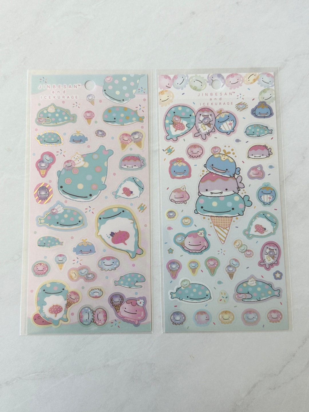 A38-A39 2024 Jinbesan Sticker Sheet - Etsy