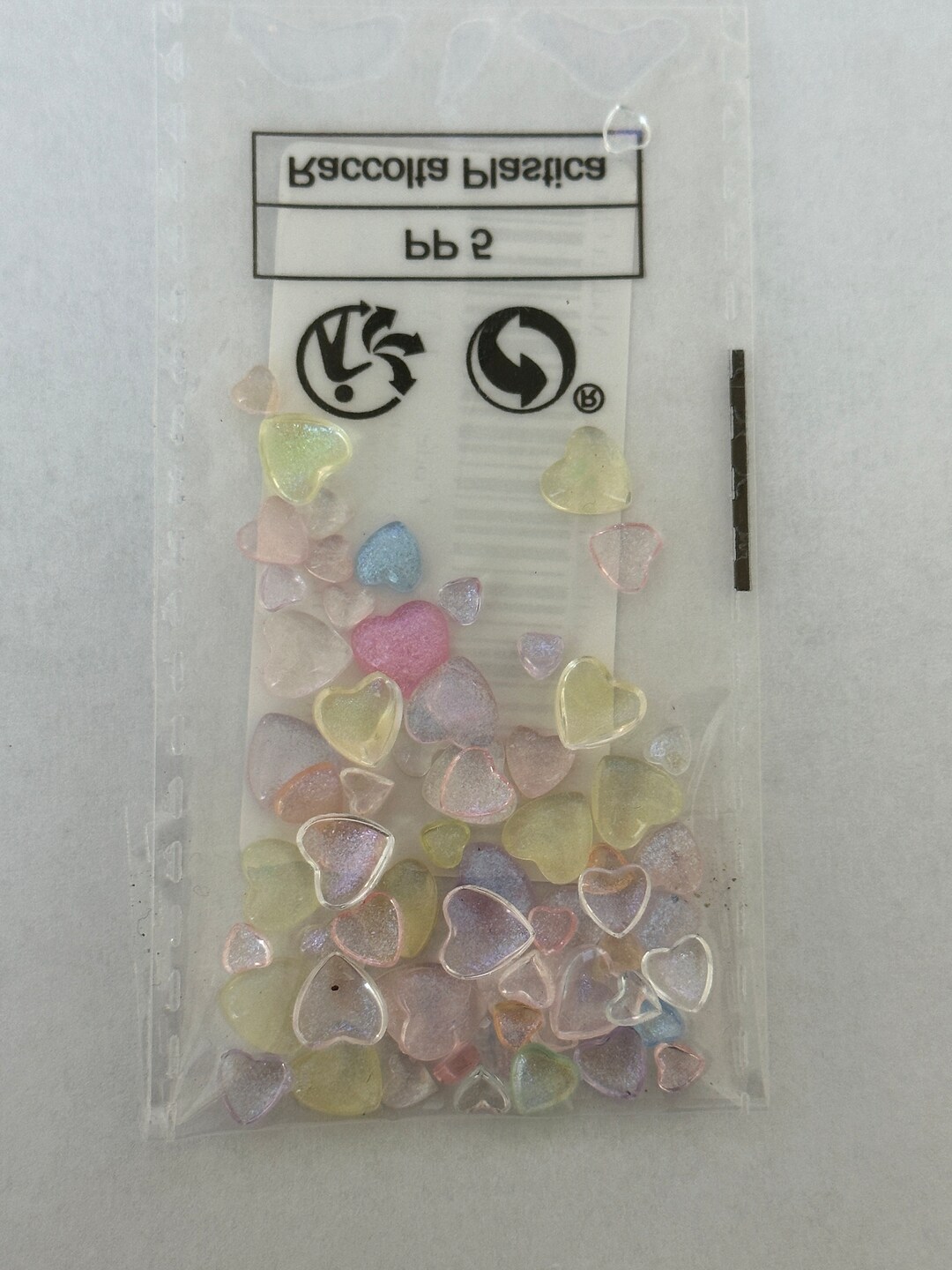 Clear Multisize Tiny Heart Embellishments 50 Pieces - Etsy
