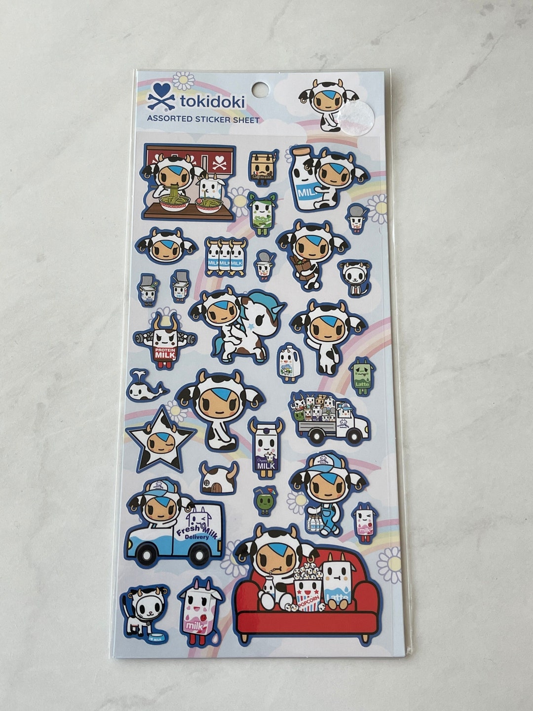 Daiso Tokidoki Sticker Sheet - Etsy