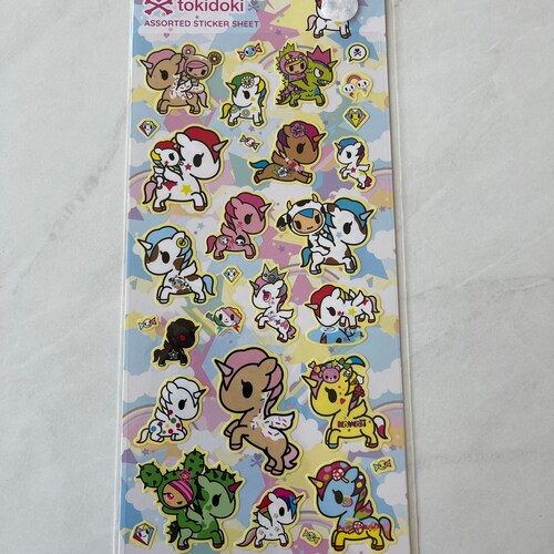 Daiso Tokidoki Sticker Sheet - Etsy