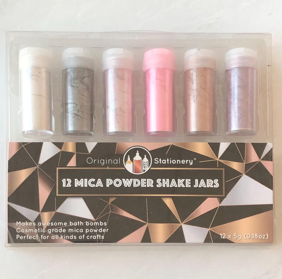 Original Stationery Mica Powder Shake Jars 12 Pack - Etsy