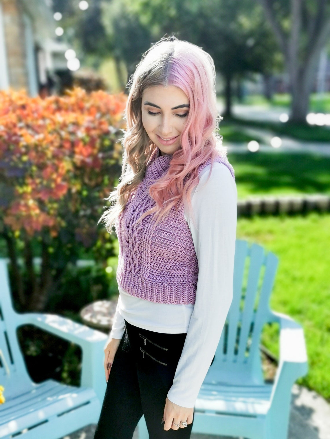 Alice Cabled Vest Crochet Pattern DIGITAL PDF ONLY - Etsy