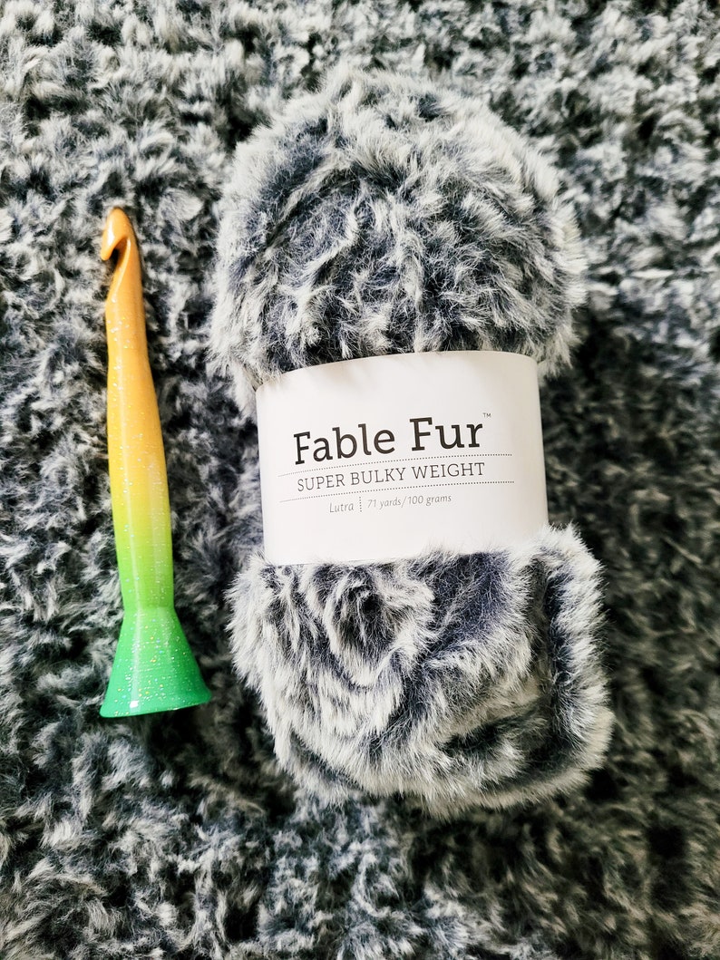 Lutra Fable Fur Blanket - Crochet Pattern - DIGITAL PDF ONLY - Etsy