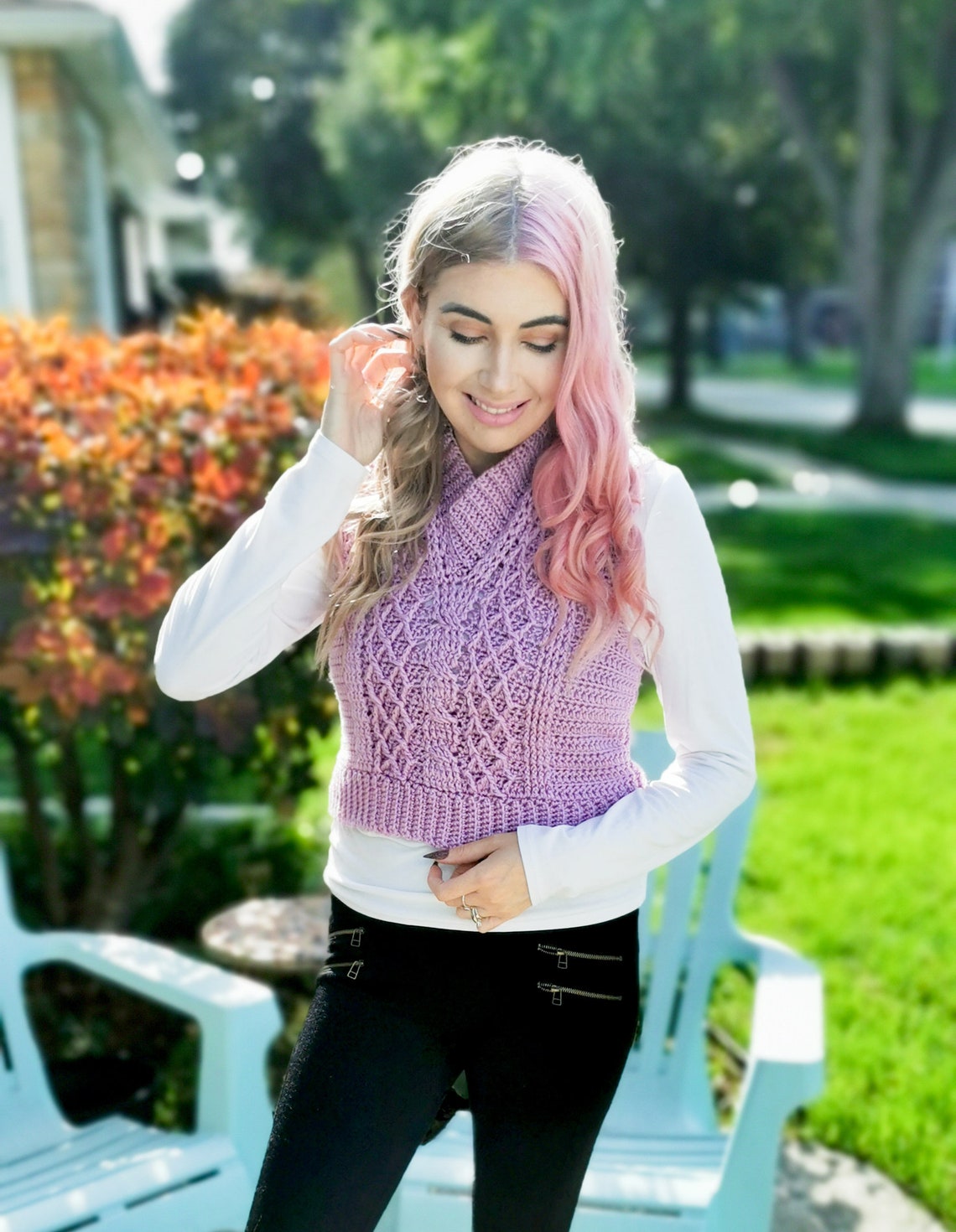 Alice Cabled Vest Crochet Pattern DIGITAL PDF ONLY - Etsy