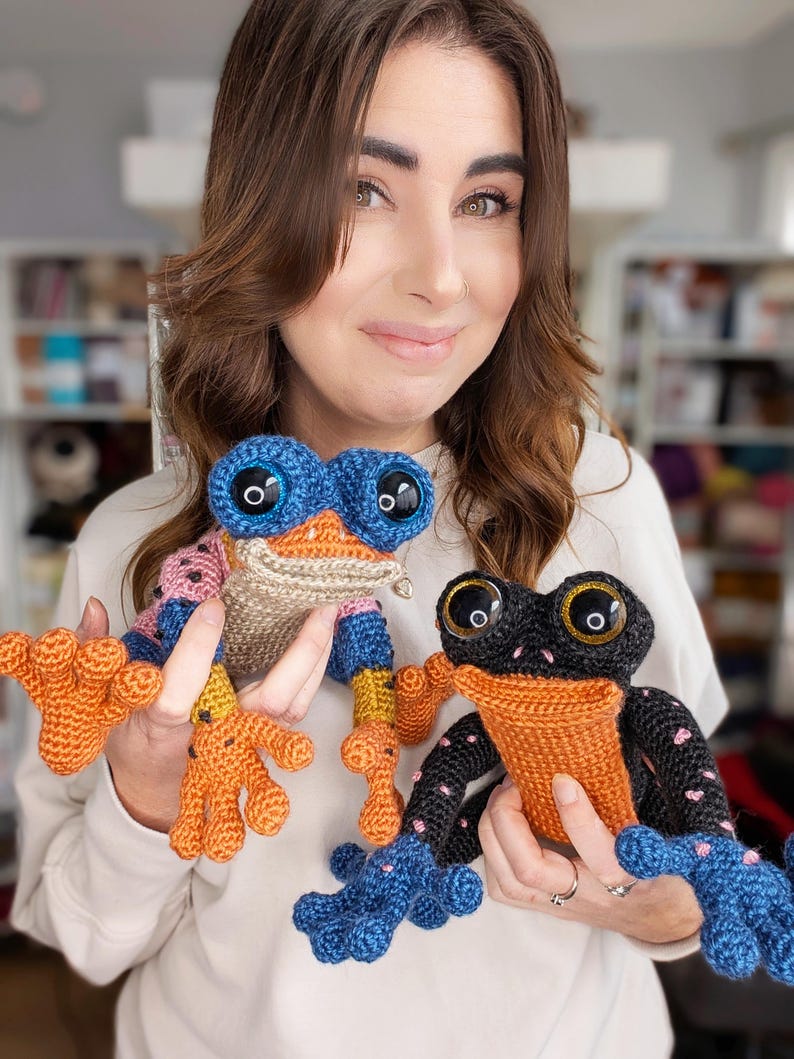 Herbert & Gerbert Spotted Frogs Crochet Pattern - DIGITAL PDF ONLY - Etsy