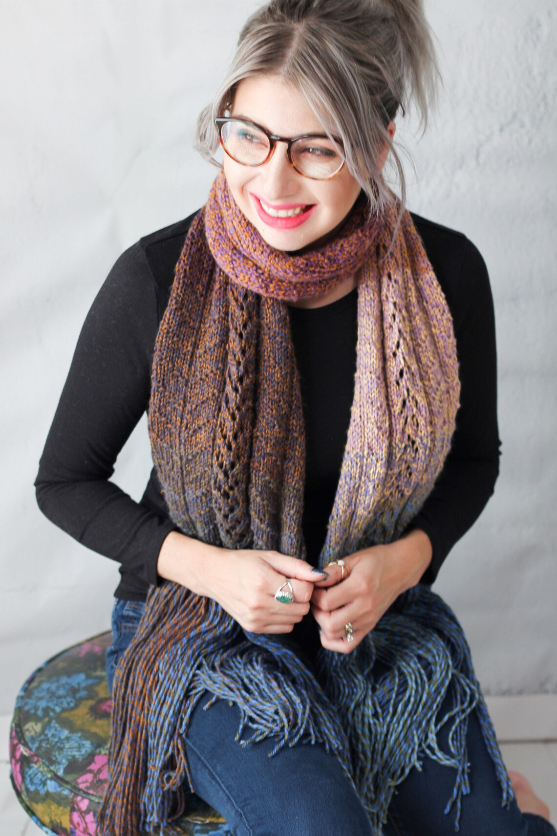 Chrisandra Scarf Knitting Pattern PDF ONLY | Etsy