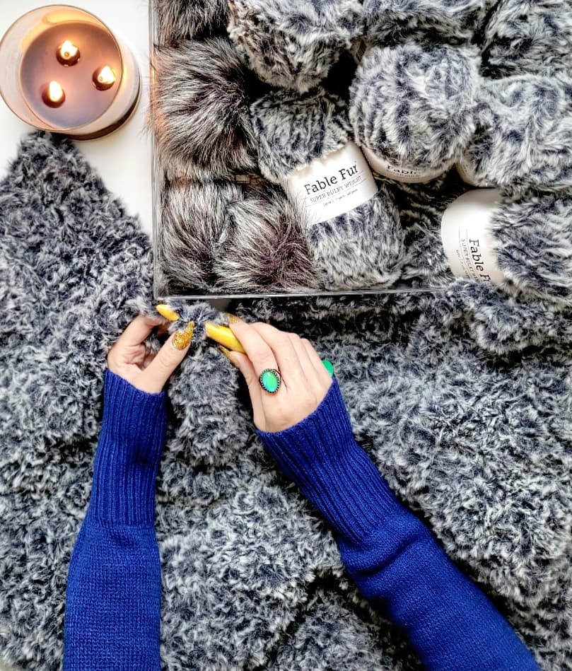 Lutra Fable Fur Blanket - Crochet Pattern - DIGITAL PDF ONLY - Etsy