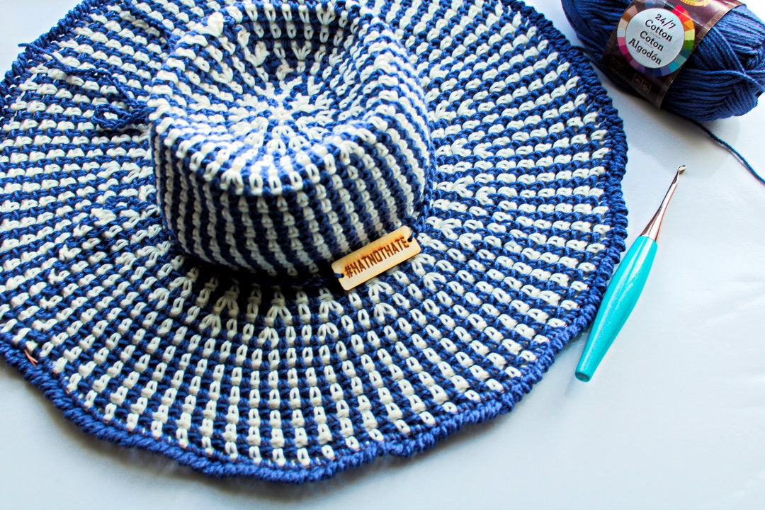Hat-not-hate Sunhat Crochet Pattern - PDF Only - Etsy