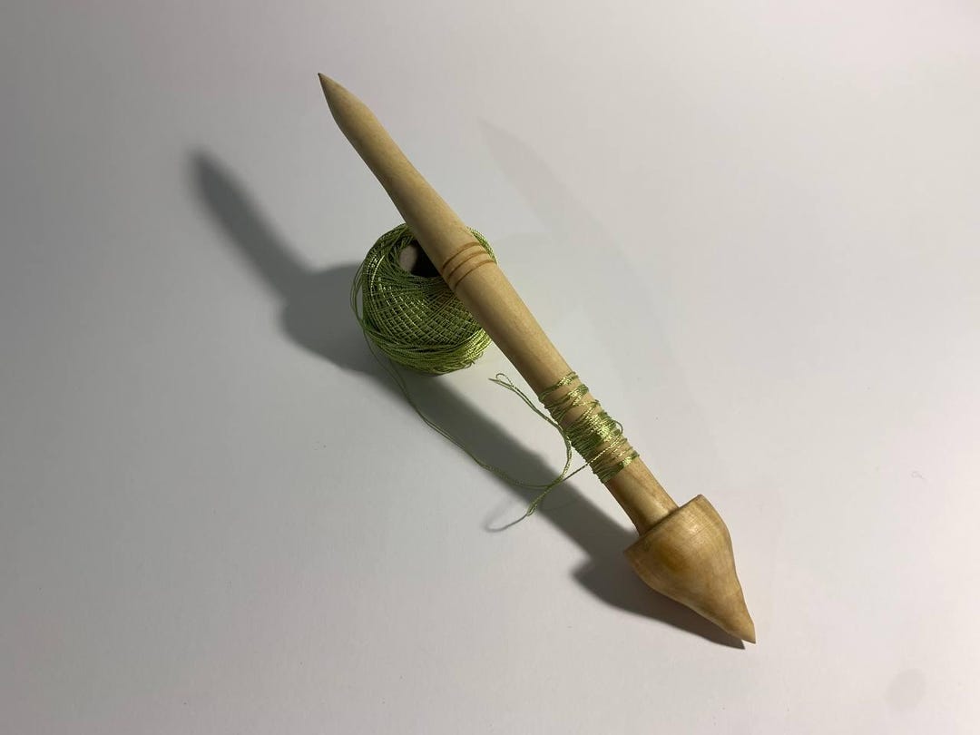 Wooden Spindle, Spindle for Spinning Yarn, Spindle for Spinning ...