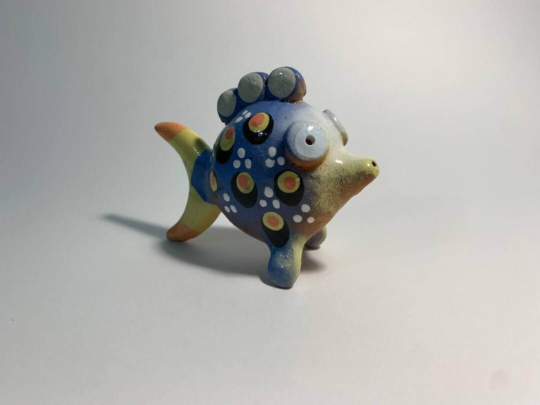 Handmade Ceramic Fish, Whistle Ceramic Fish, Statues Fish, Cartoon Fish ...
