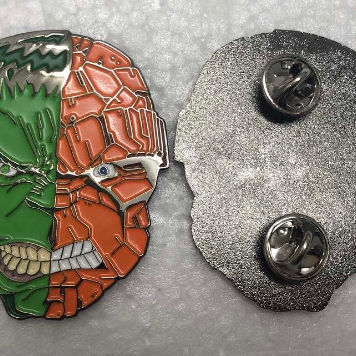 Hulk Vs Thing Enamel Pin - Etsy