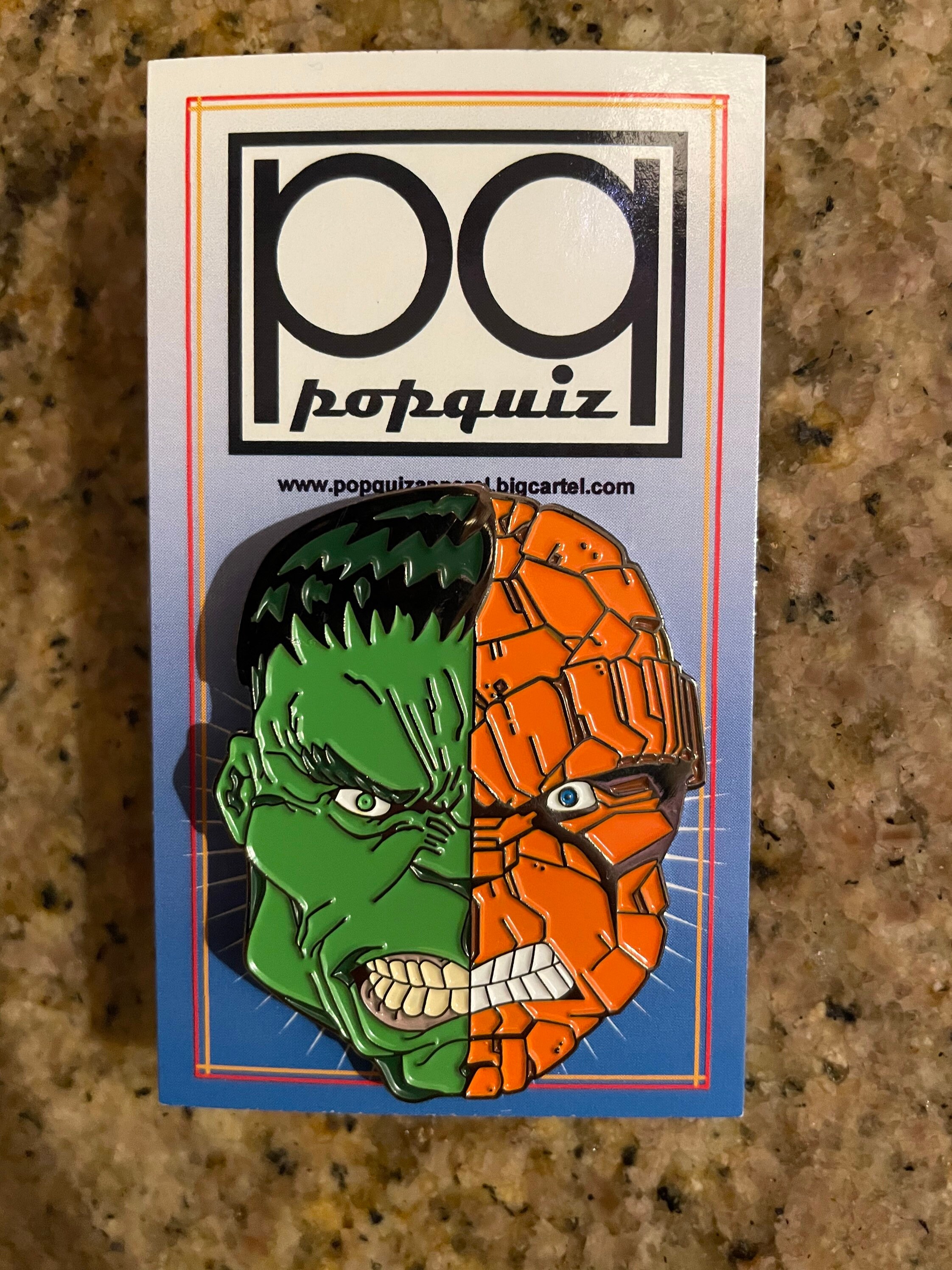 Hulk Vs Thing Enamel Pin - Etsy
