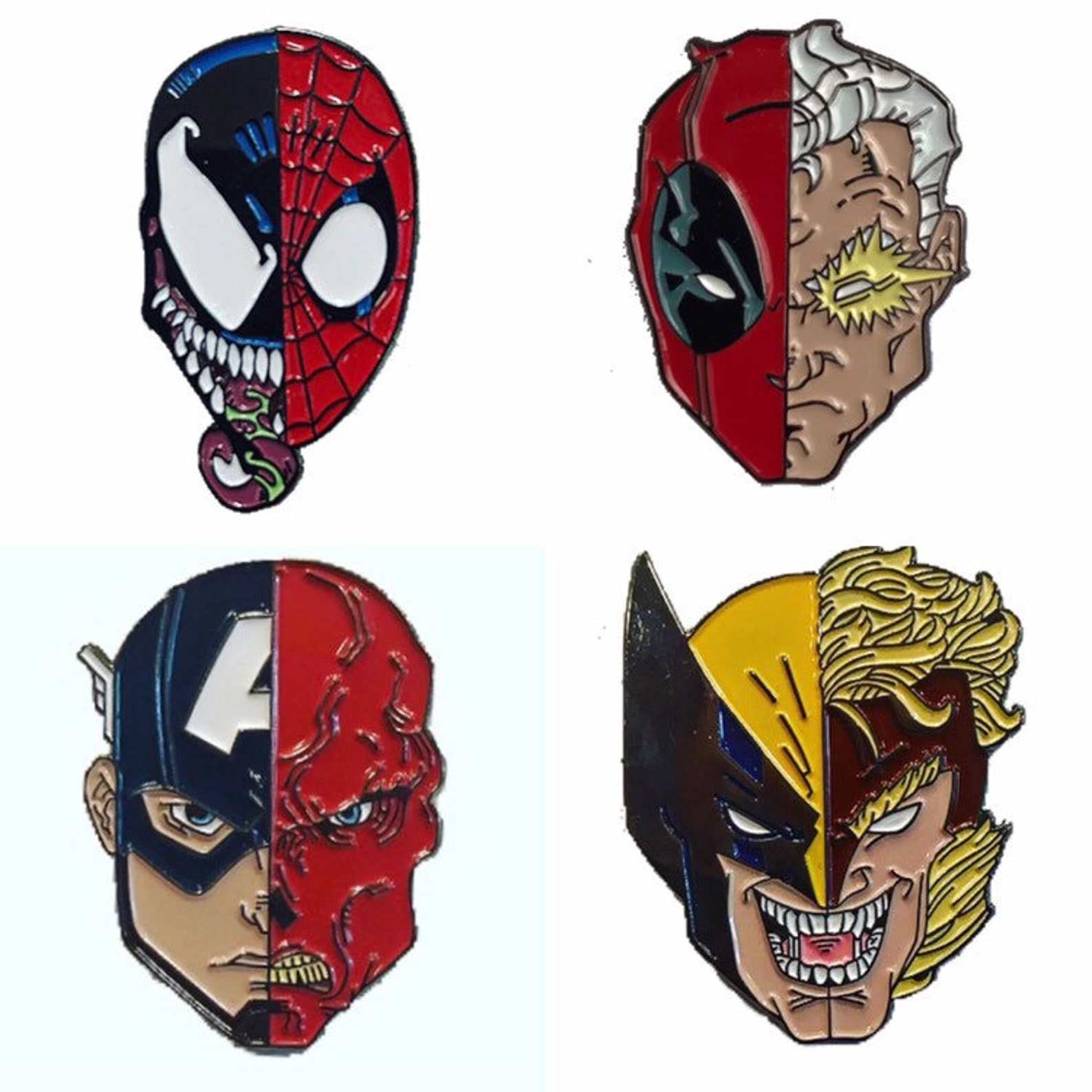 Marvel Pin Set - Etsy