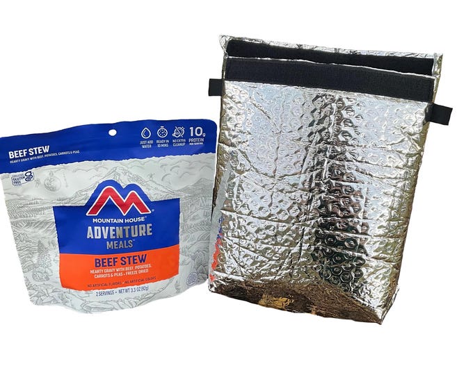 Light Weight Food Insulator, Wild Camping Essential, Camping Food Pouch ...