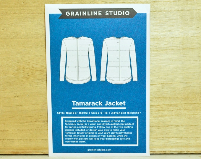 Tamarack Jacket - Quilted Jacket - Two Size Ranges - Sewing Pattern by ...