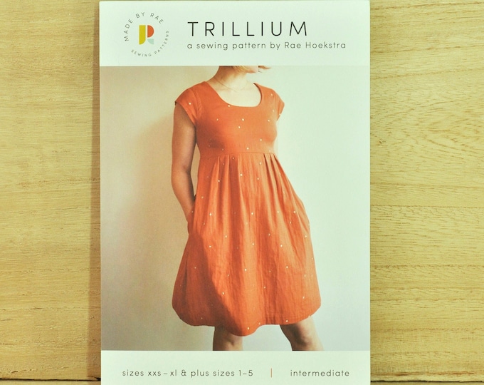 Made by Rae Trillium Dress / Top Sewing Pattern paper - Etsy