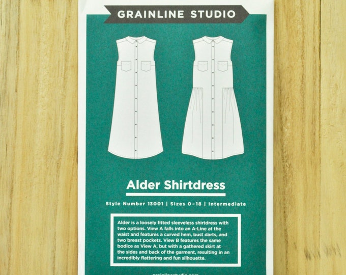 Sewing Pattern by Grainline Studio - Willow Tank Dress - Etsy