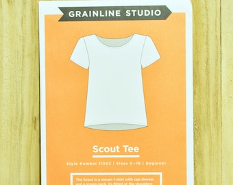 Scout Tee Pattern, Grainline Studio GS11002 - Etsy