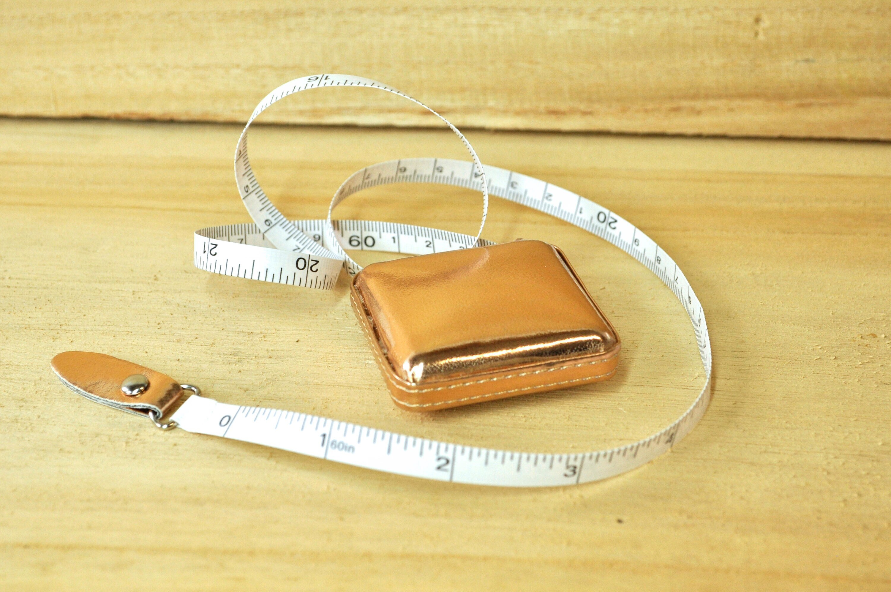 Shimmery Rose Gold Tape Measure 60 Retractable | Etsy