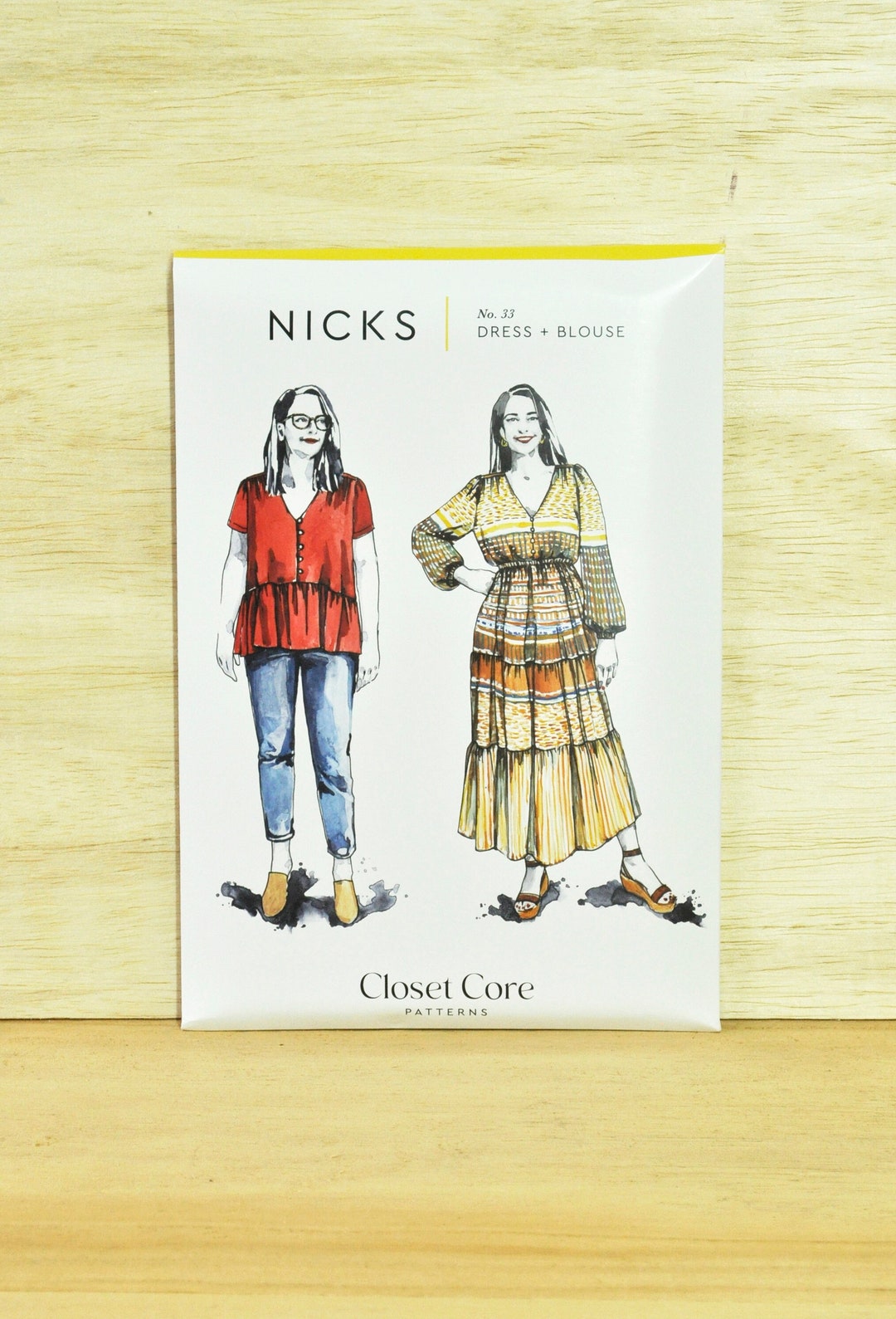 Nicks Dress & Blouse - Sewing Pattern by Closet Core - Three Variations ...