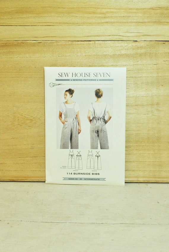 Burnside Bibs Sizes 00 20 Sewing Pattern by Sew House | Etsy