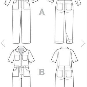 Blanca Flight Suit - Sewing Pattern by Closet Core - for Woven Fabrics ...