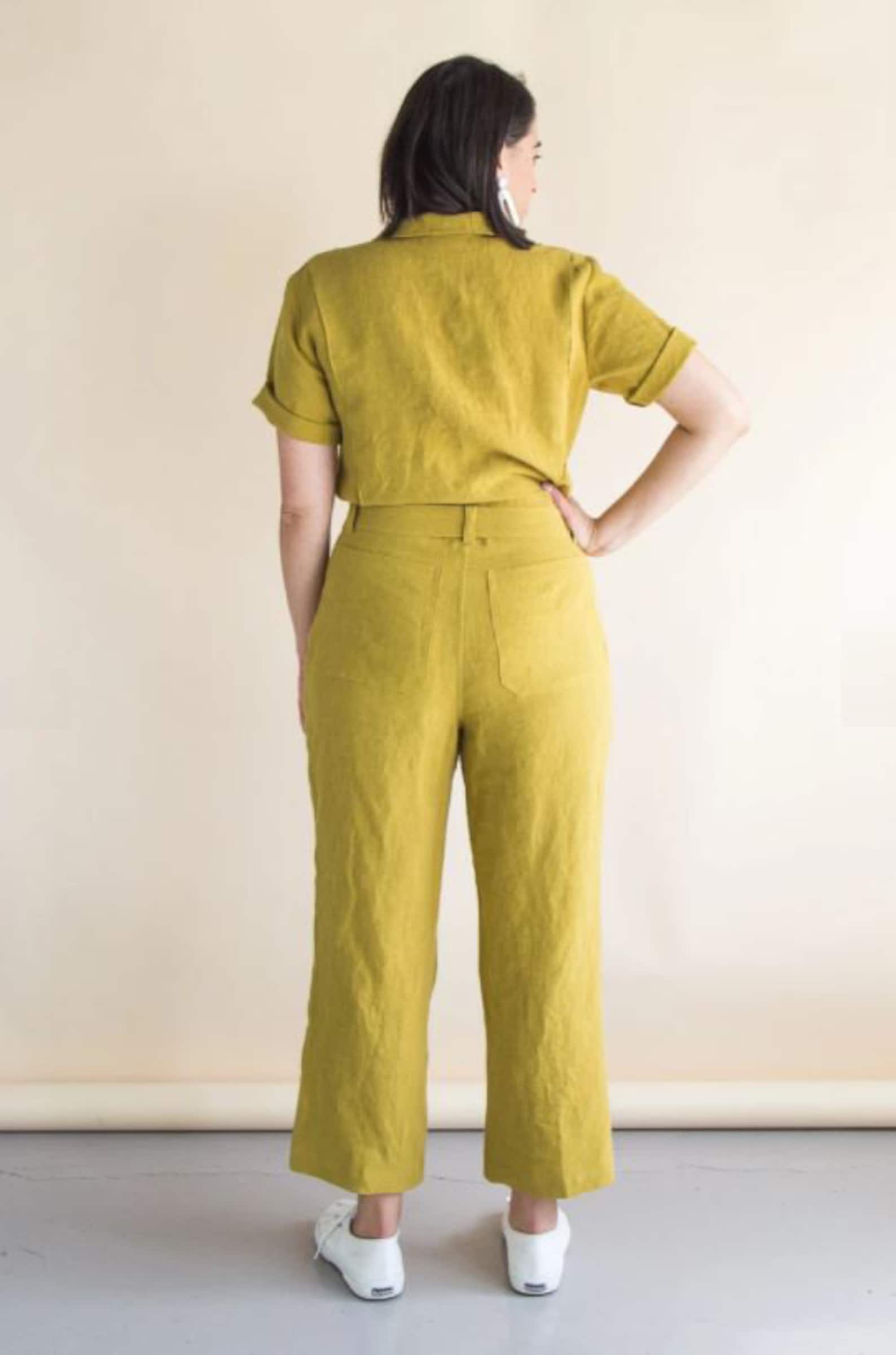 Blanca Flight Suit - Sewing Pattern by Closet Core - for Woven Fabrics ...
