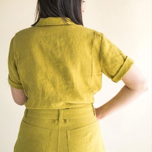 Blanca Flight Suit Sewing Pattern by Closet Core for Woven - Etsy