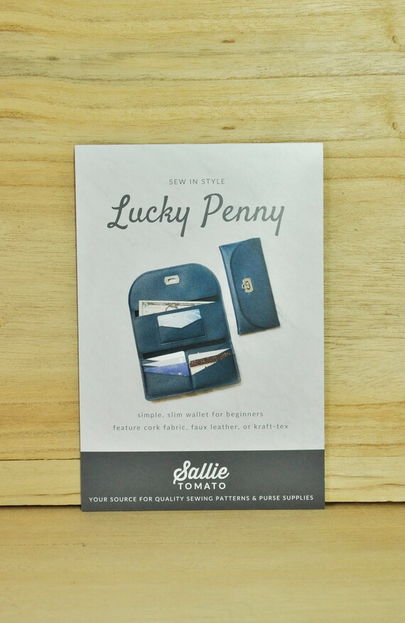 Lucky Penny Wallet Sewing Pattern by Sallie Tomato - Etsy