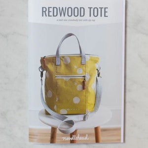 Redwood Tote - Sewing Pattern by Noodlehead - Crossbody Strap - Etsy