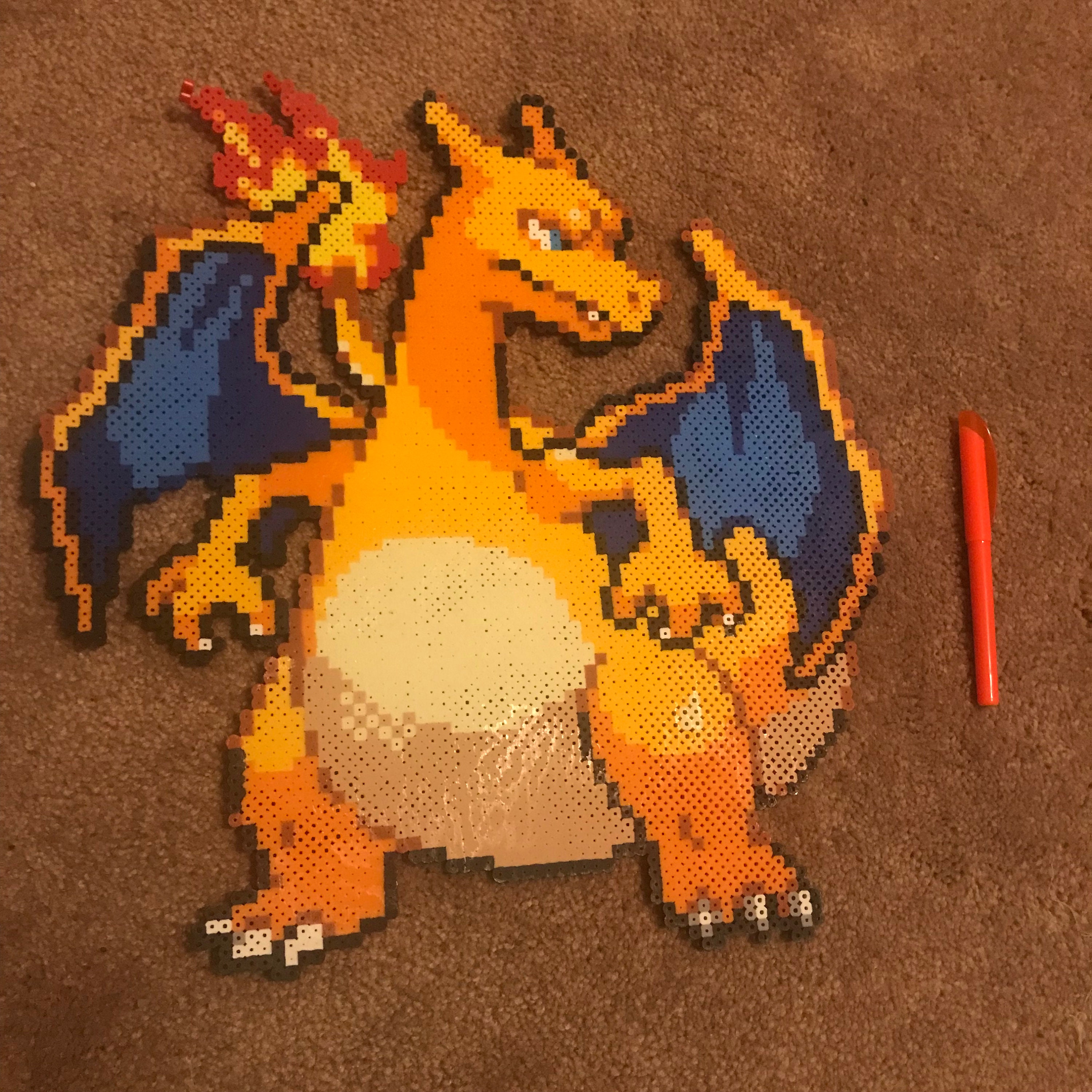 Charizard Perler