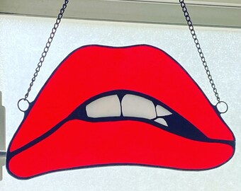 Stained Glass Lips - Etsy