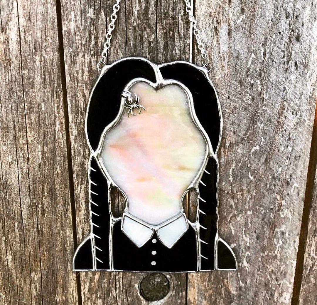 Wednesday Addams Stained Glass - Etsy