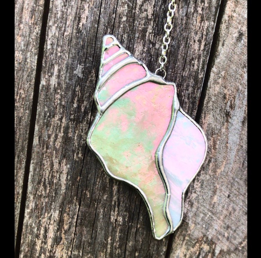 Seashell Stained Glass - Etsy