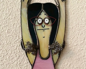 Linda Belcher Stained Glass Bob's Burgers Alright - Etsy